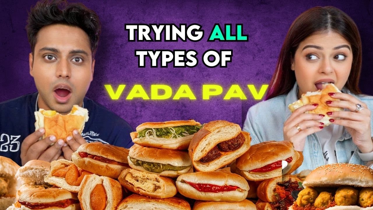 Only Eating VADA PAV | Trying Every Type of Vada Pav - YouTube