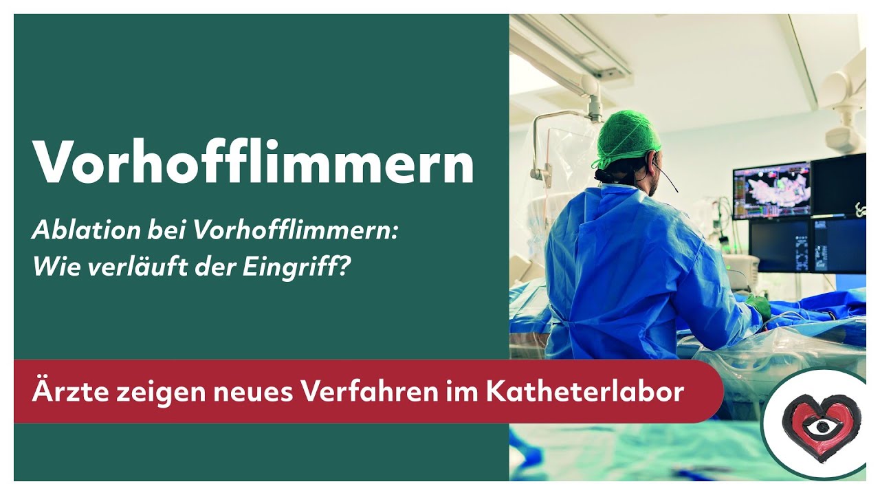 Ablation bei Vorhofflimmern: Wie verläuft der Eingriff? - YouTube