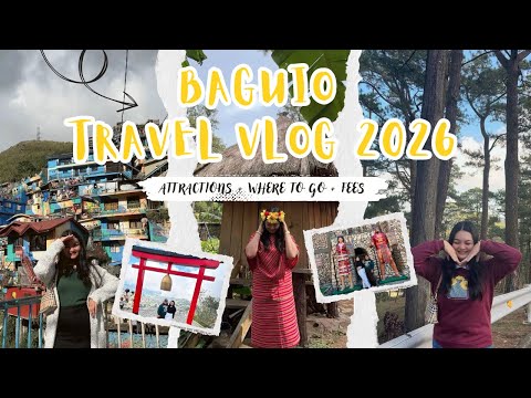 Baguio Travel Vlog 2026 | first time exploring Baguio city 🇵🇭🌲♥️