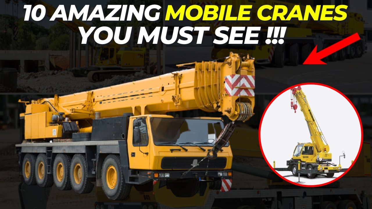 10 Most Amazing Mobile Crane in the World - YouTube