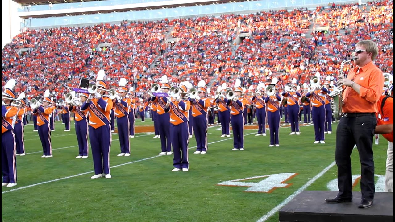 Clemson University Band Maryland Halftime Show - YouTube