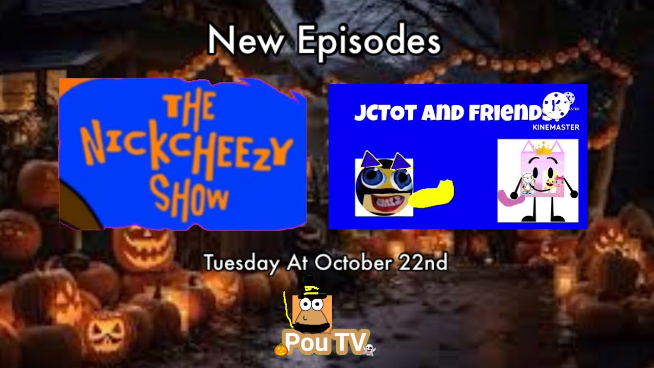 Pou TV- The NickCheezy Show & JCTOT & Friends: Halloween Special promo ...