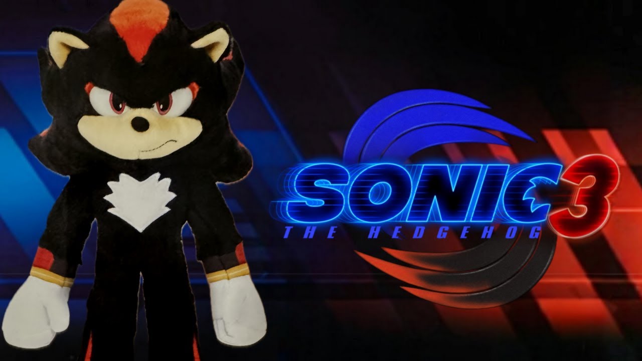 Sonic Movie 3 Shadow the Hedgehog Deluxe Plush - YouTube