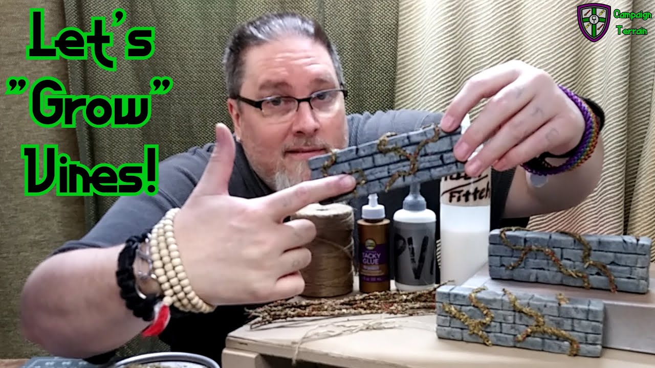 2 Easy Ways to Make Miniature Vines - Episode 0029 (TTRPG, Palladium, D ...