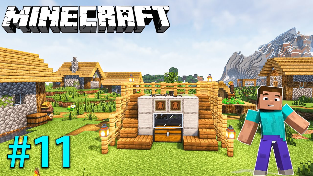 Fully Automatic LEATHER FARM | Minecraft let's play #11 - YouTube
