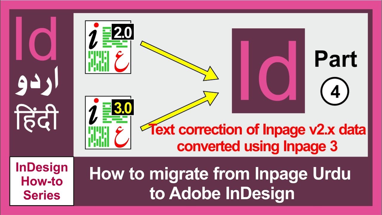 Migrate from Inpage to InDesign - Text correction of Inpage v2.x data ...