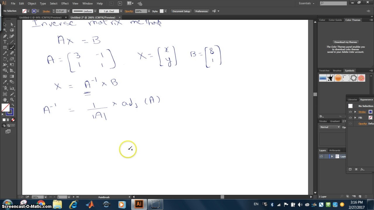Solution of a system of linear equation by Inverse matrix method - YouTube