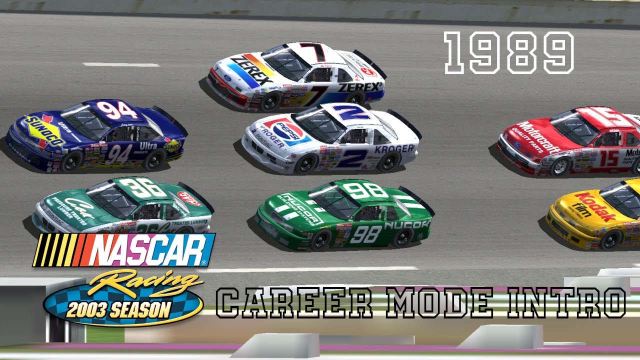 NR2003 1989 Career Mode Preview/Details - YouTube