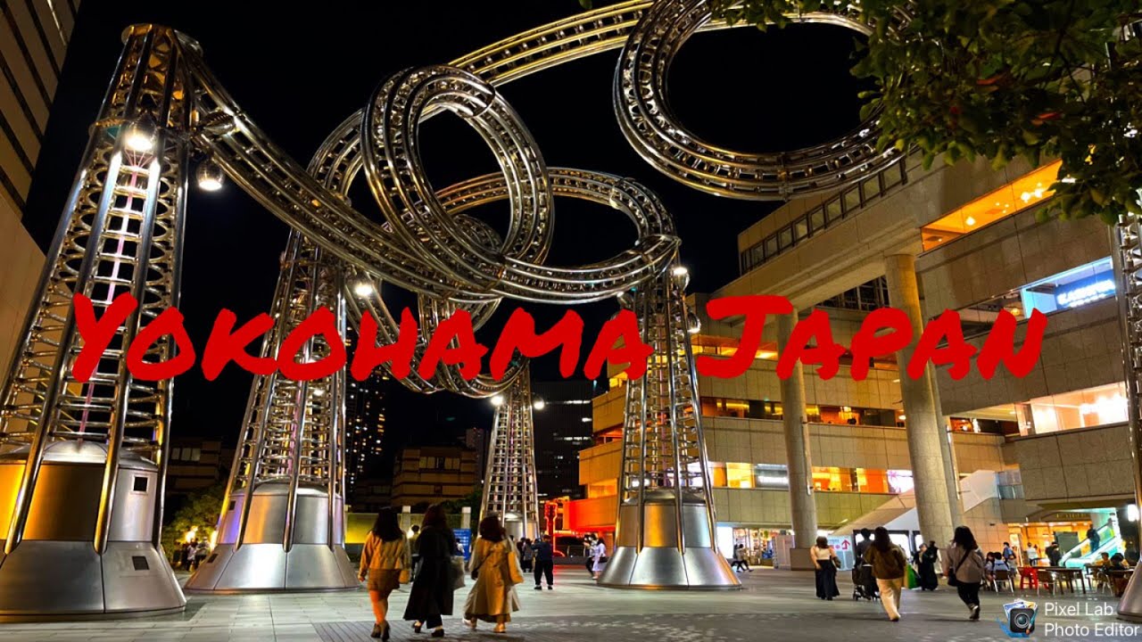 Walk in Yokohama Landmark Tower | Night View Yokohama Landmark Tower ...