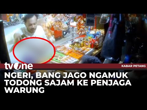 Pria Mabuk Ngamuk Bawa Parang Ancam Penjaga Warung | Kabar Petang