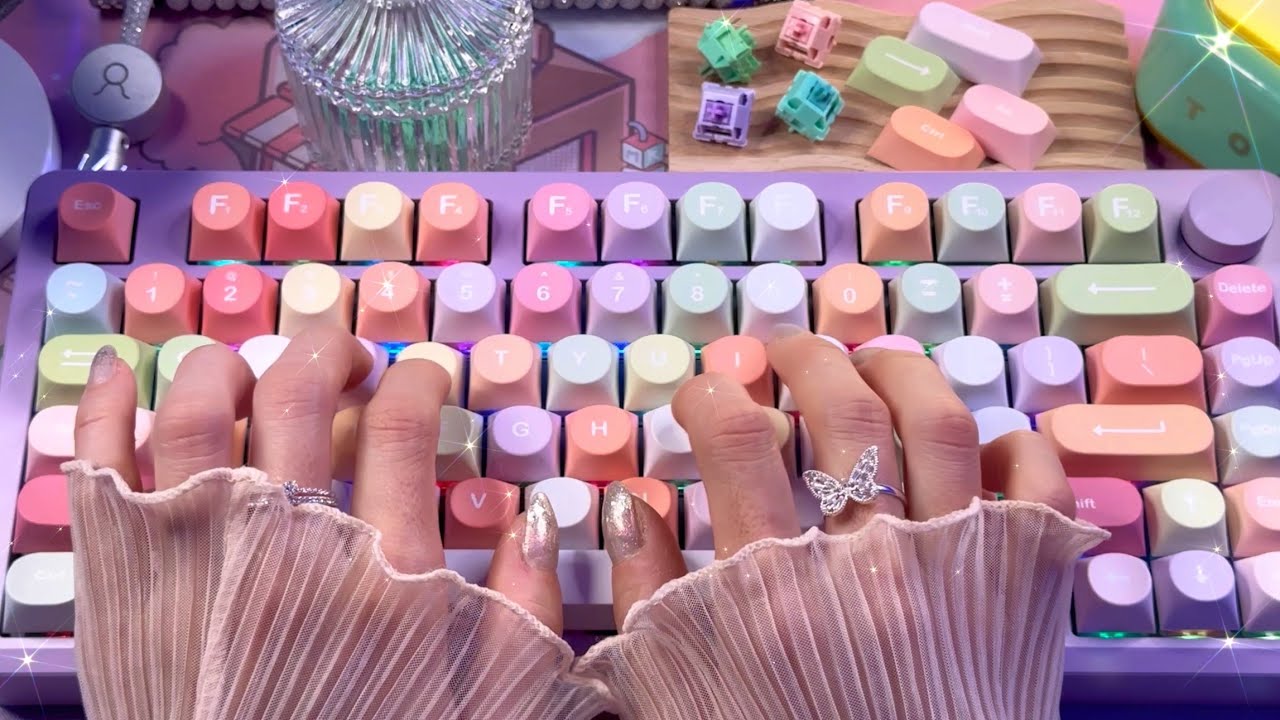 Candy Keyboard Typing ASMR to Help You Sleep 🍭 - YouTube