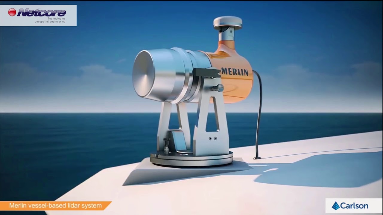 Escaner Láser Hidrográfico Carlson Merlin - YouTube