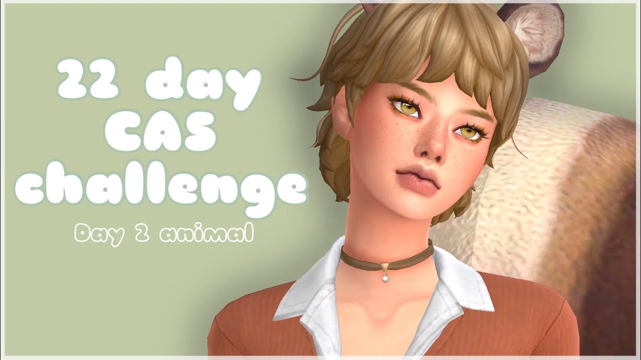 22 day cas challenge - day 2 animal 𐐪 squirrel ☼ create a sim | the ...