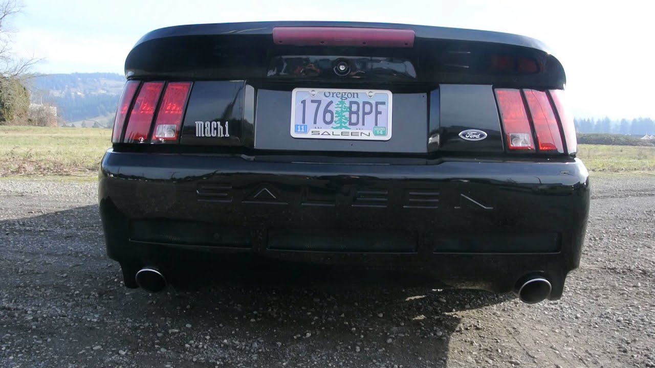 2004 Mach 1 with Saleen Body Kit Mustang Start Up - YouTube