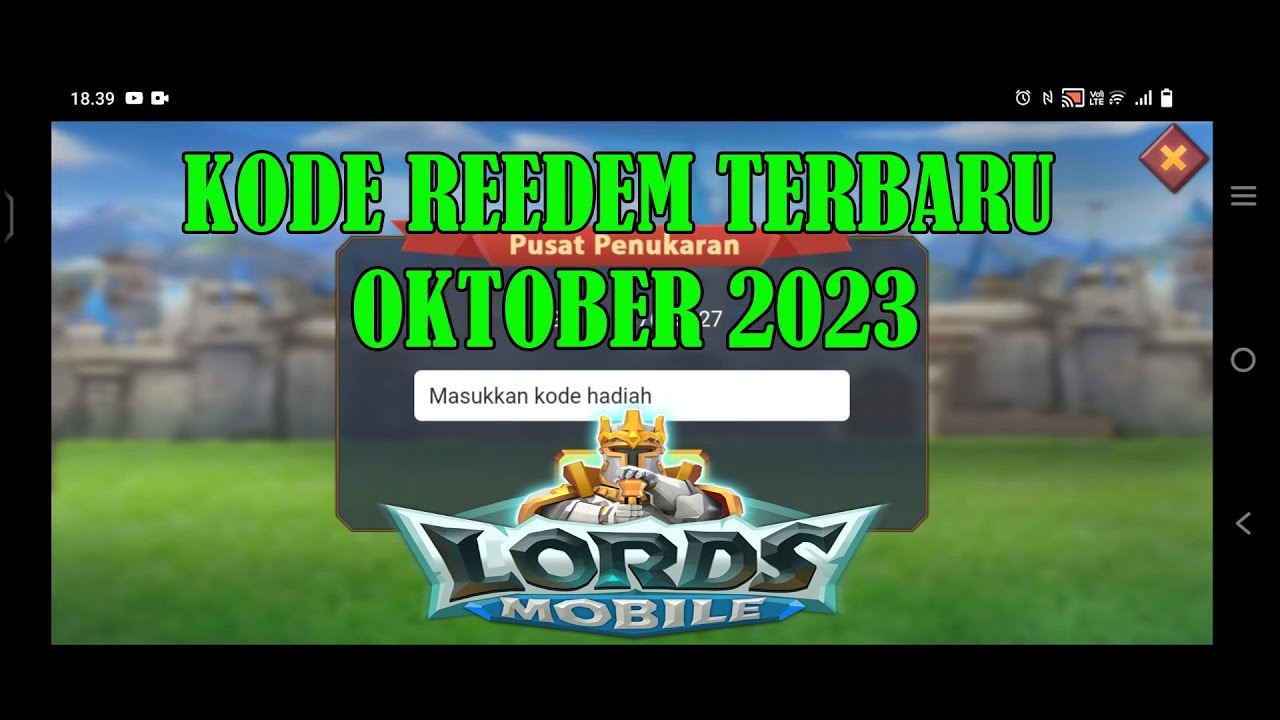 KODE REEDEM TERBARU OKTOBER 2023 LORDS MOBILE - YouTube