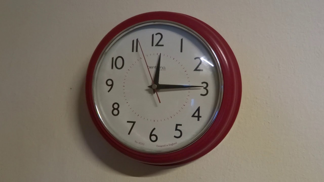 Clock 30cm Bentima by Acctim (UK) - YouTube