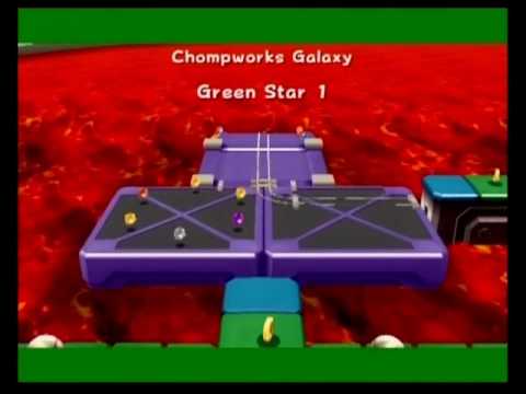 Super Mario Galaxy 2 - Chompworks Galaxy - Green Star 1 - 9.41 - YouTube