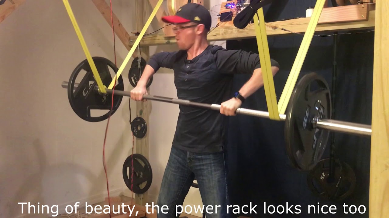 Smart Power Rack(Never need a spotter again) - YouTube