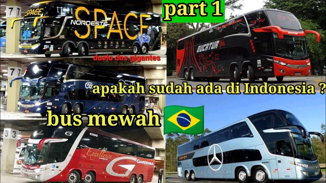 Pesona bus trinton Brazil quad Axel 8×2 part 1 - YouTube