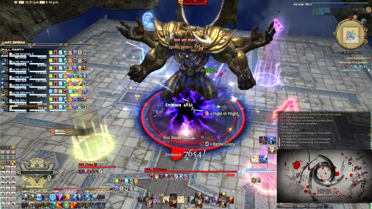FF14 Raiding 1/1/2019 - YouTube