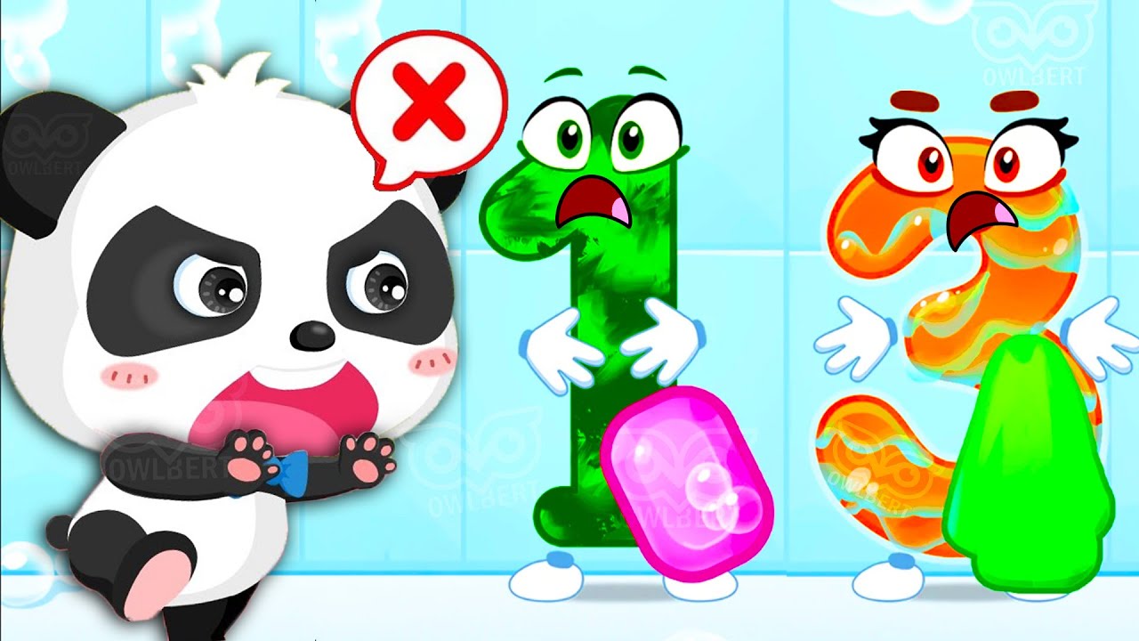 Baby Panda Learning Academy - Lesson 3 - Learn 123 Numbers for Kids ...