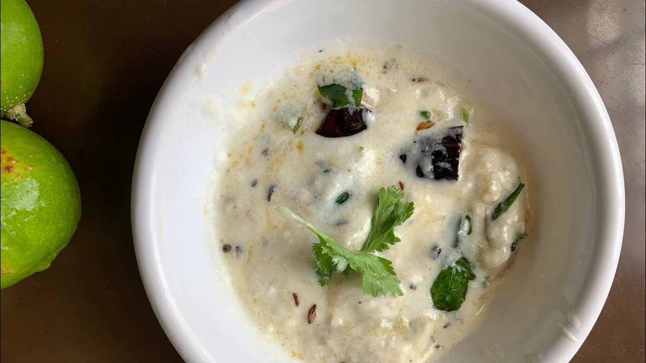 Vankaya Perugu Pachadi/Brinjal Raita/ Traditional Andhra Food/ Quick ...