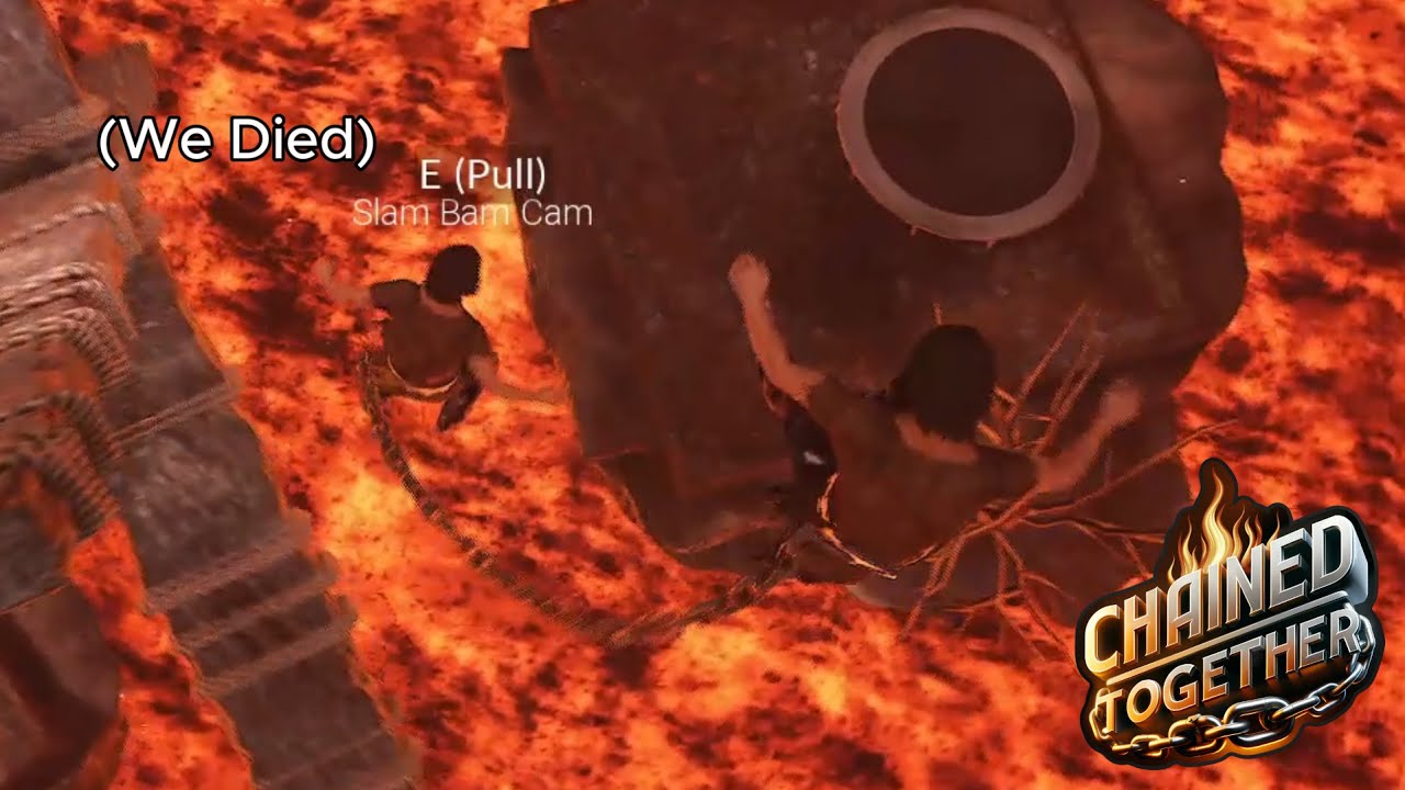 🔥 Chained Together Lava Parkour: Non-Stop Fails and Rising Tension! 🔥 ...