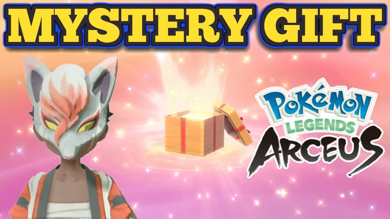 Pokemon Legends Arceus Mystery Gift Baneful Fox mask and Growlithe ...