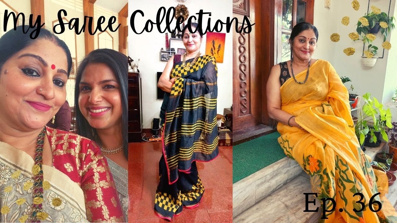 My Saree Collections | Ep. 36 | Beena Thomas - YouTube