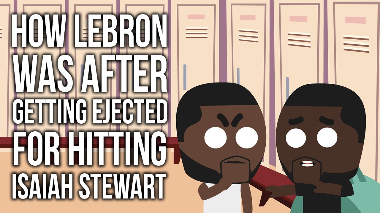 RDCworld1 Animated | How LeBron Was After Getting Ejected For Hitting ...