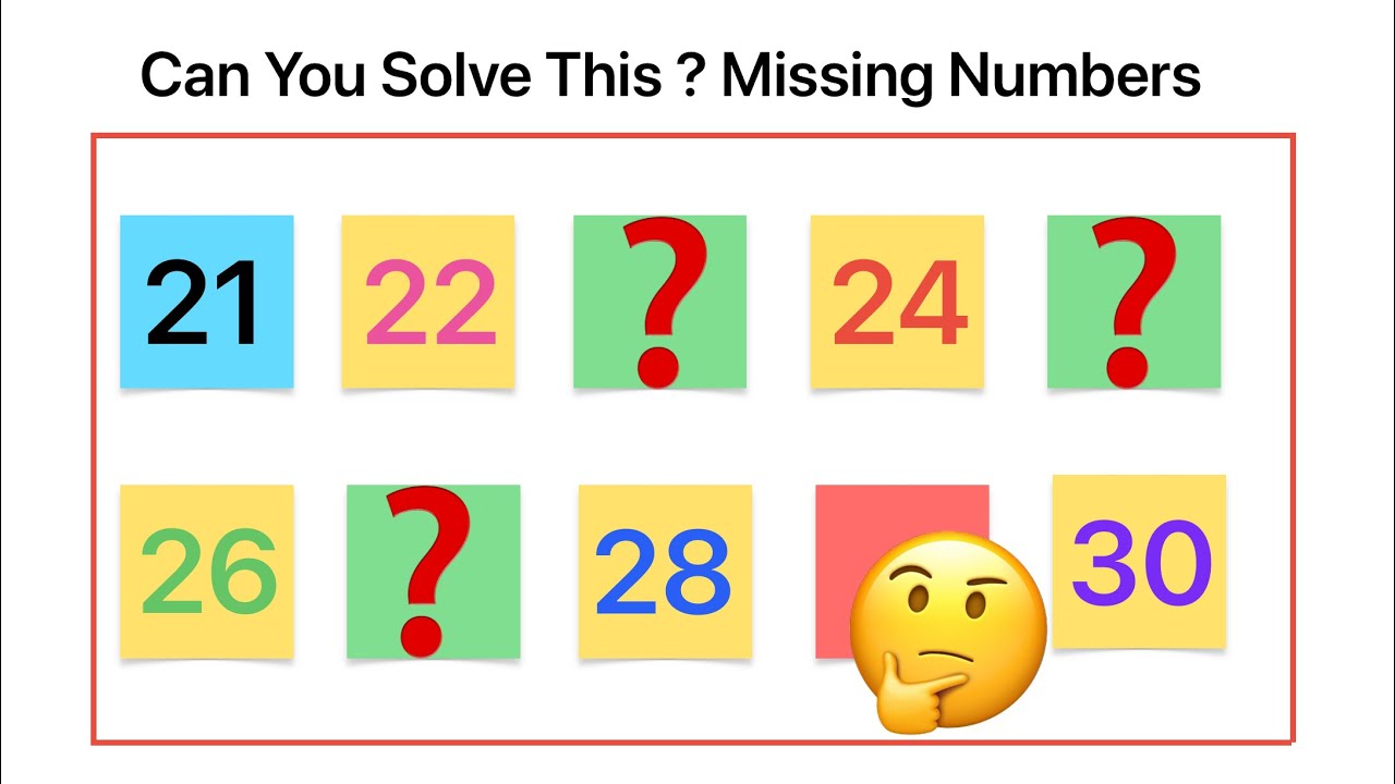 Can You Fill in the Missing Numbers 21-30? | Interactive Counting ...