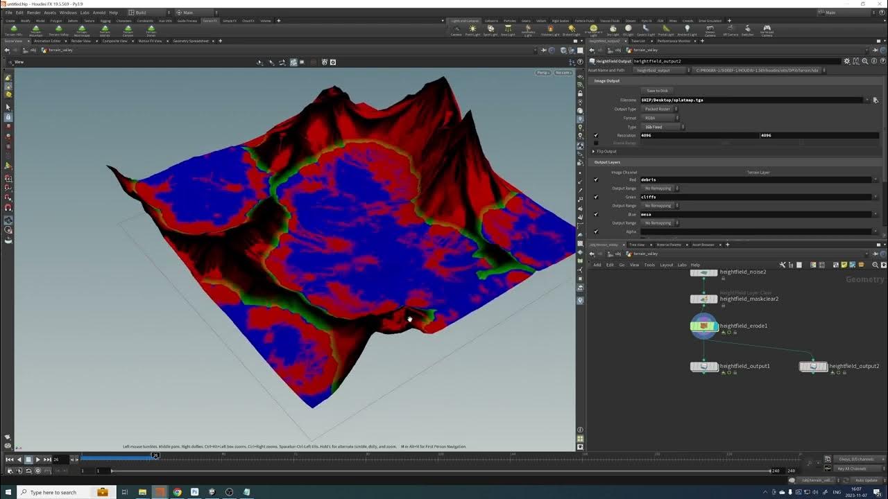 Houdini heightfields to Unity. Workflow overview. - YouTube