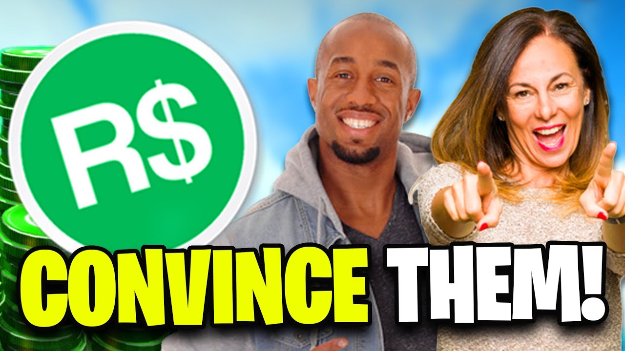 How To Convince Your Parents To Buy You Robux On Roblox 2021 - YouTube