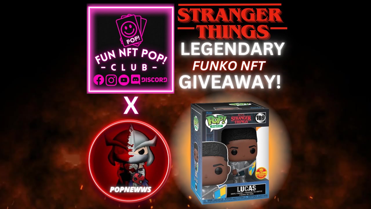 🥳Fun NFT Pop Club X Pop Newws: Stranger Things Legendary Funko NFT ...