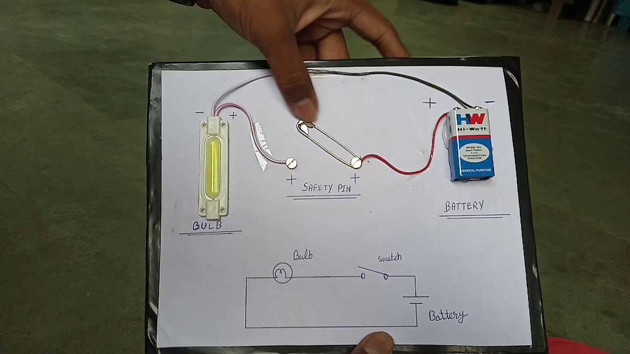Series connection Dc light and Dc battery - YouTube