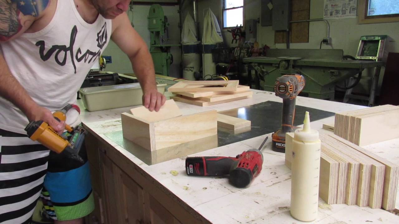 how to make a shadow box - YouTube