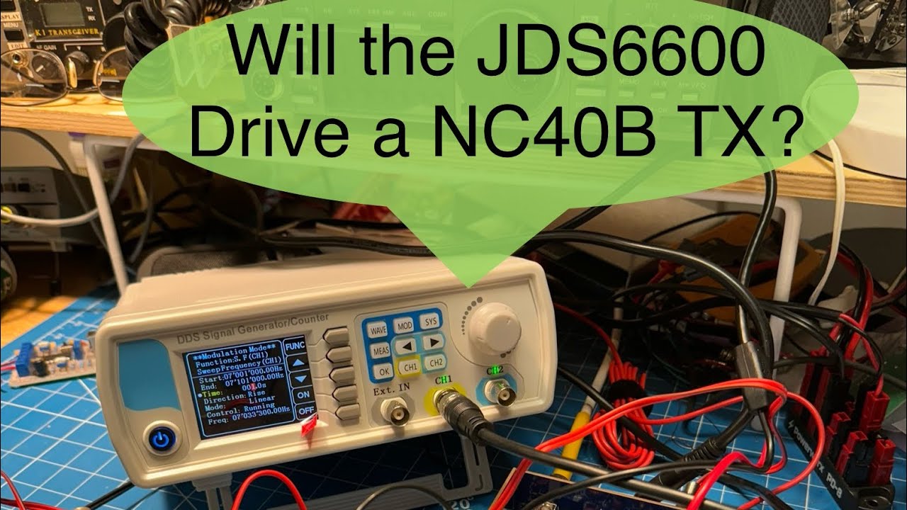 NorCal 40B TX with a DDS Sweep Input? - YouTube