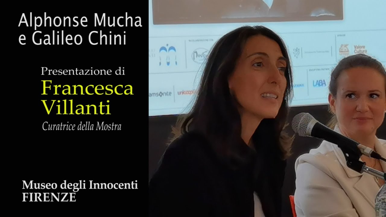 Francesca Villanti Mostra Mucha Chini Innocenti Firenze - YouTube