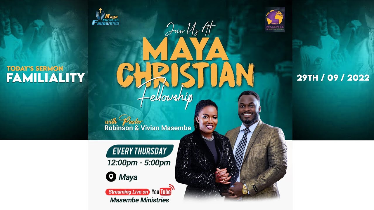 TODAY'S SERMON - FAMILIALITY - YouTube