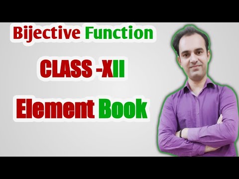 BIJECTIVE FUNCTION || CLASS 12 MATHS || - YouTube
