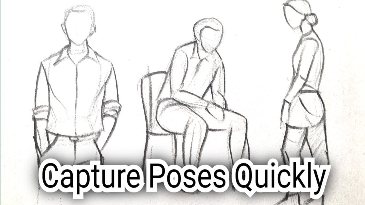 Easy People Sketching Guide for Absolute Beginners | Quick Sketching ...