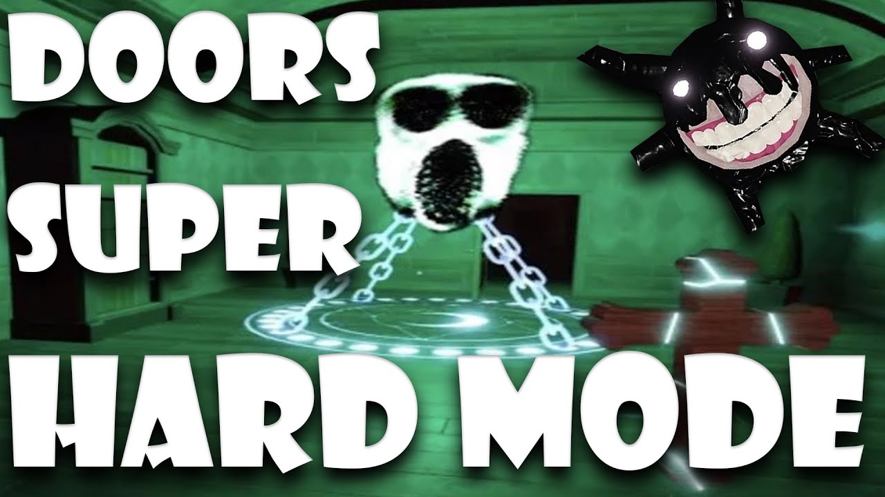 Trying To Beat [DOORS SUPER HARD MODE] UPDATE - Roblox - YouTube