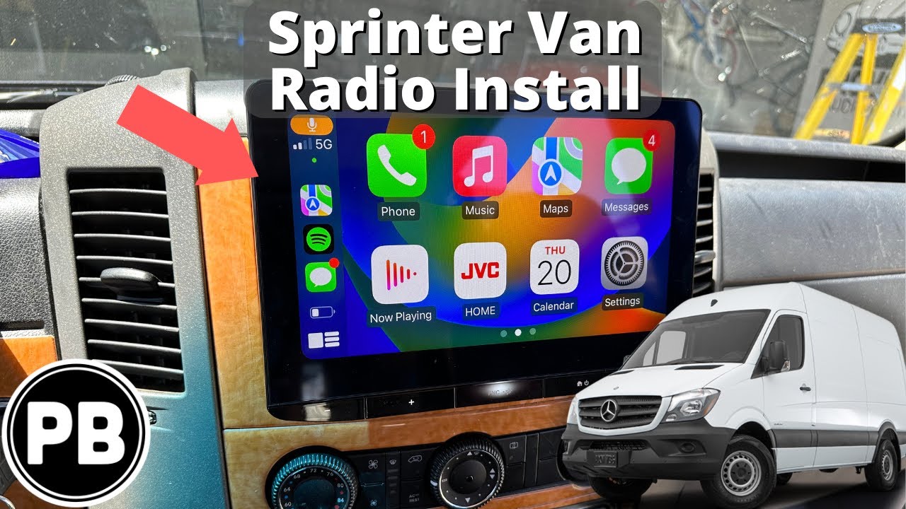 2007 - 2018 Sprinter Van Radio Install - YouTube