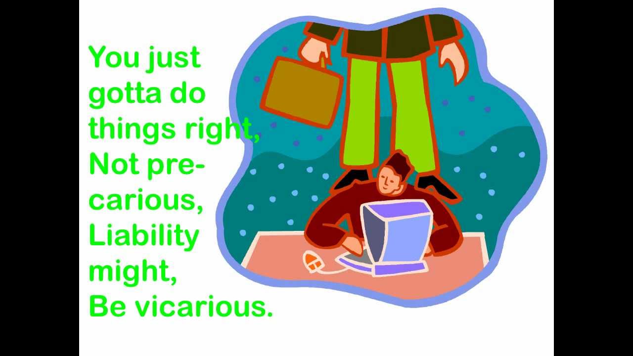 Vicarious Liability Song - YouTube