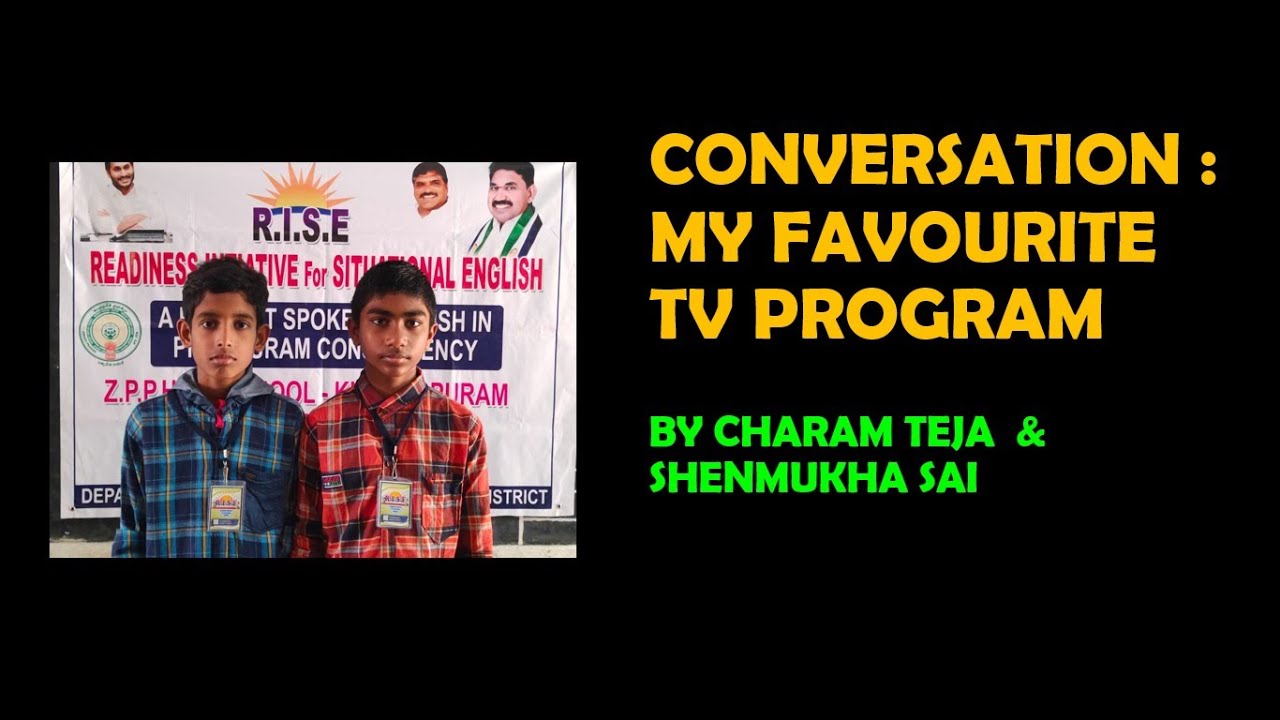 CONVERSATION : MY FAVOURITE TV PROGRAM - YouTube
