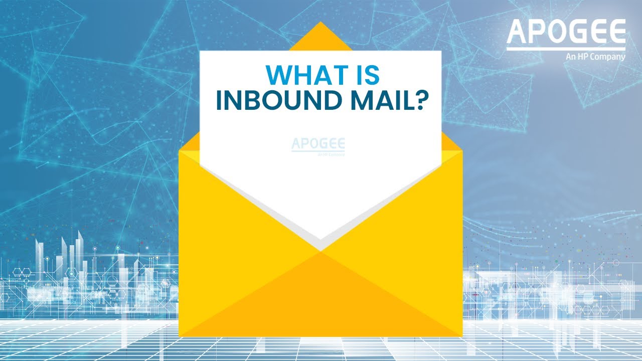 What is Inbound Mail? | Apogee Corporation - YouTube