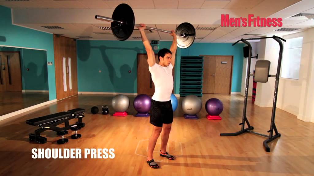 Shoulder Press form guide - Get a six-pack in six weeks - YouTube
