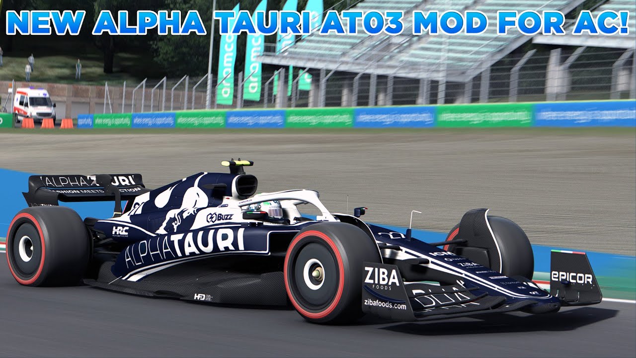 NEW Alpha Tauri AT03 MOD For Assetto Corsa! - YouTube