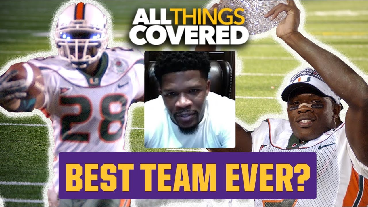 ANDRE JOHNSON INSISTS THE 2001 MIAMI HURRICANES ARE THE BEST COLLEGE ...