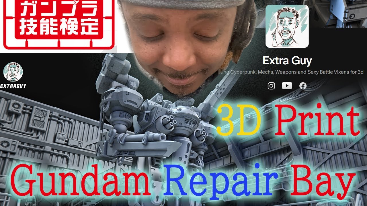 Best Gundam Repair Bay ExtraGuy Exclusive Gunpla Detailed Diorama FDM ...